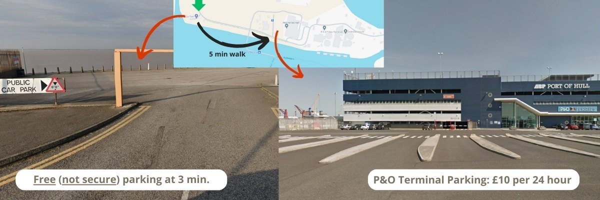 Hull Ferry Port Parking – Prices and Map